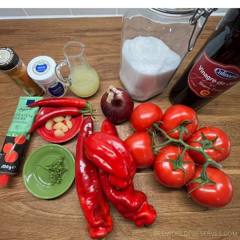 Chipotle Tomato & Red Pepper Salsa – Water Bath Canning Recipe
